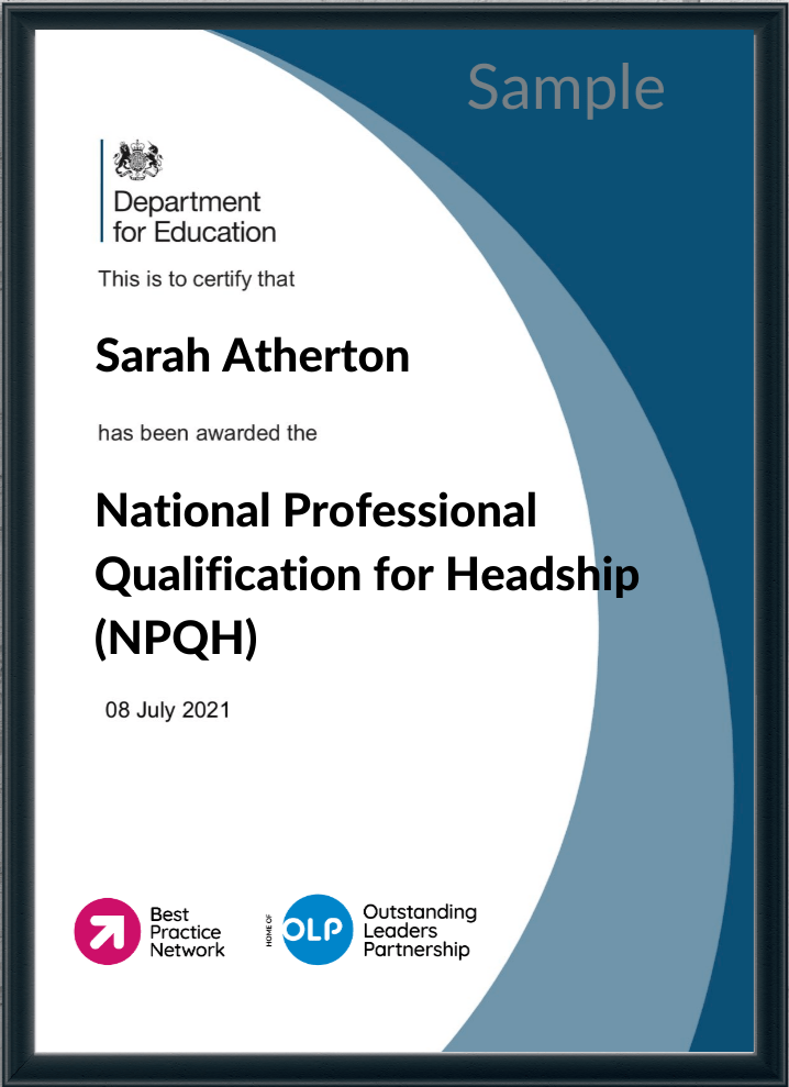 NPQH | Outstanding Leaders